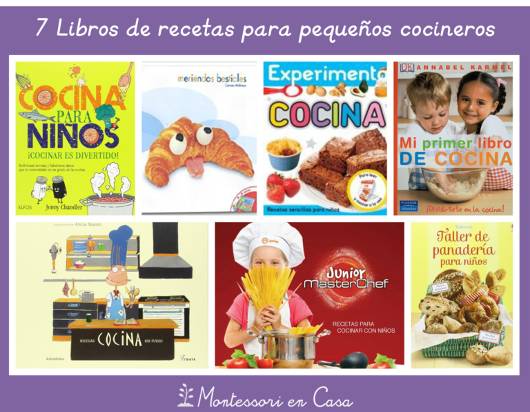 7 Libros de recetas para pequeños cocineros – Montessori en Casa